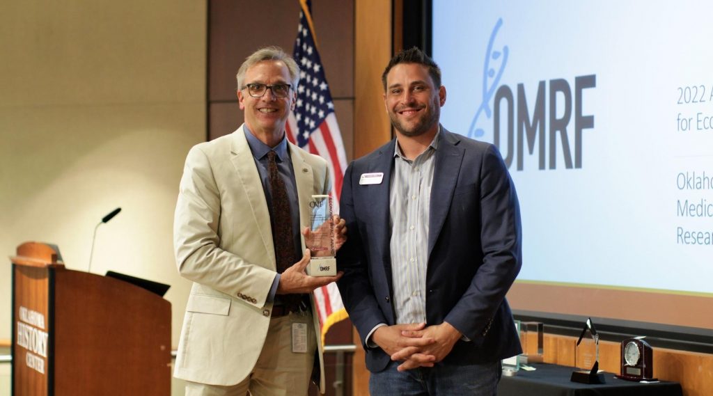 OMRF receives top award from Oklahoma Venture Forum