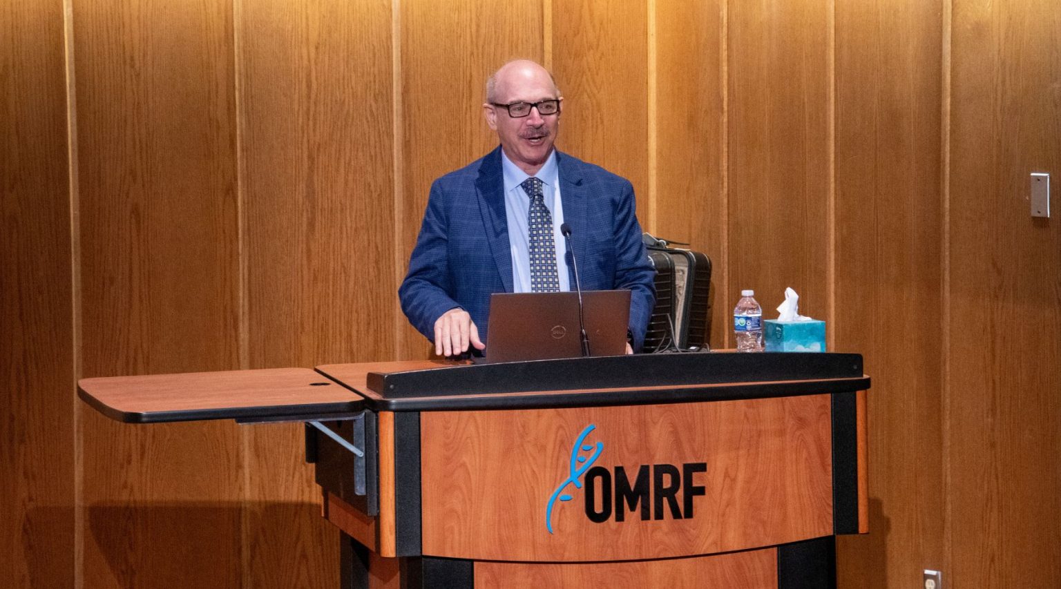 OMRF welcomes Nobel Prize winner